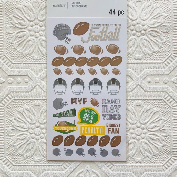 Recollections | Design | Recollections Football Stickers | Poshmark